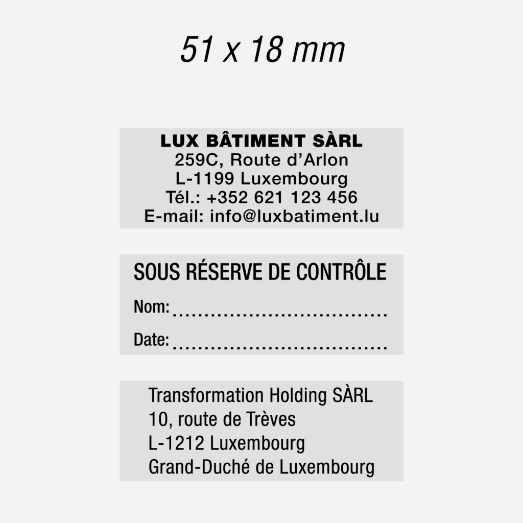 COLOP EOS 30 – Tampon Flash personnalisé - HANKO Stempel